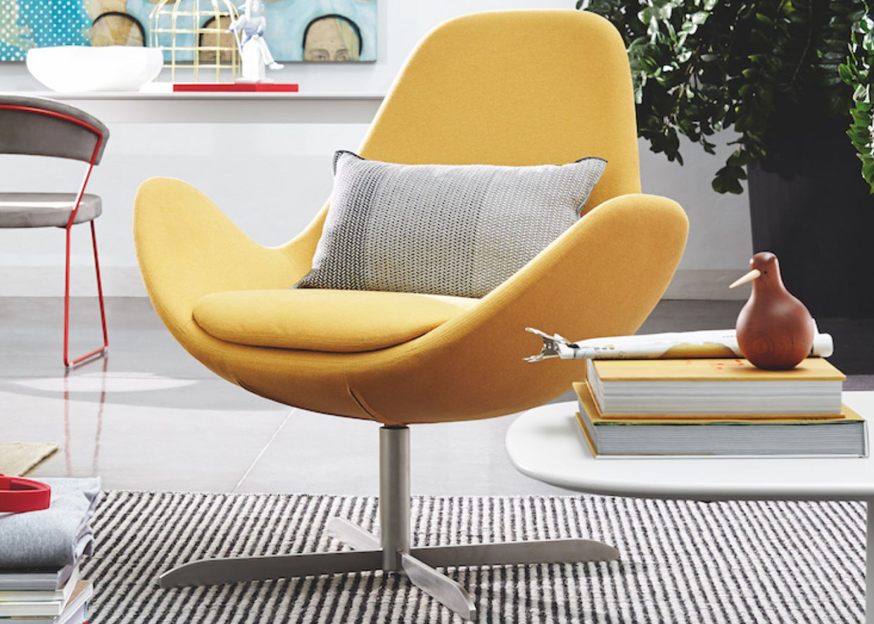 Calligaris Electa Swivel Chair - Midfurn Furniture Superstore