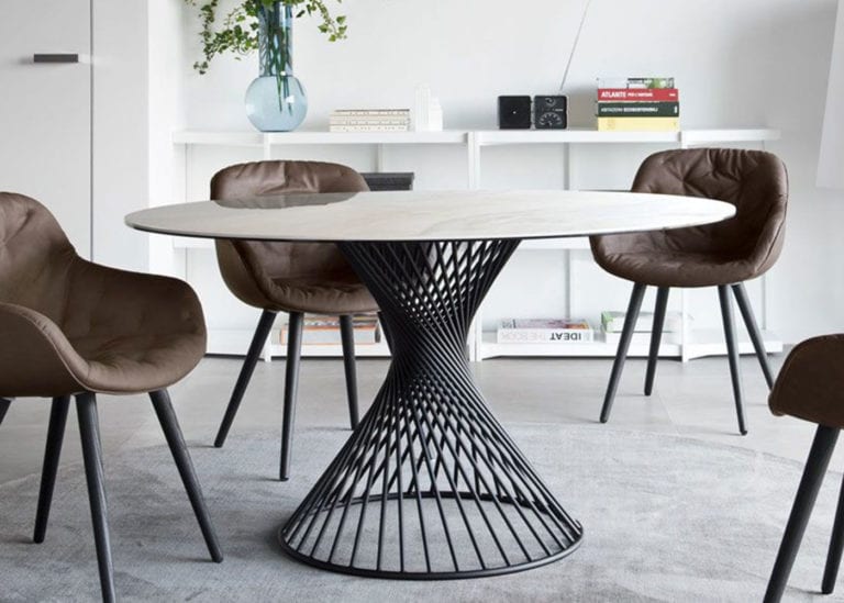 Calligaris Vortex Glass ceramic Table - Midfurn Furniture Superstore