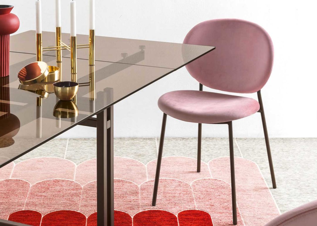 Calligaris Inès Upholstered Dining Armchair - Midfurn Furniture Superstore