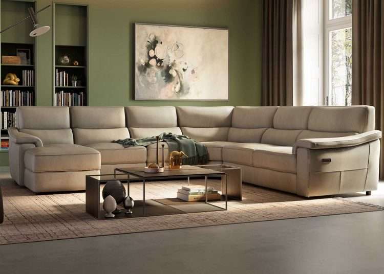 Natuzzi Italia Domino Corner Sofa - Midfurn Furniture Superstore