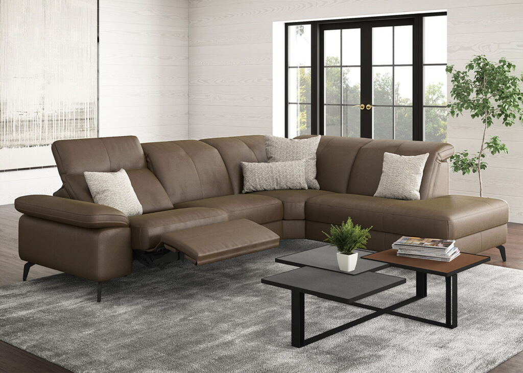 ROM Davis Chaise Sofa - Midfurn Furniture Superstore
