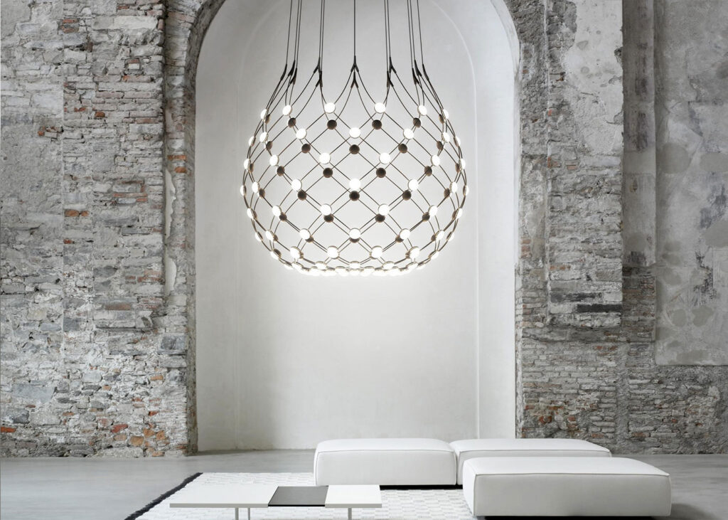 Luceplan Mesh Suspension Lamp - Midfurn Furniture Superstore