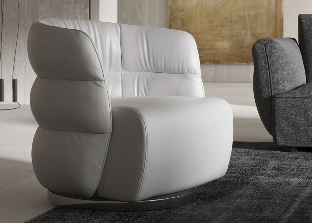 Natuzzi Italia Couture Chair - Midfurn Furniture Superstore
