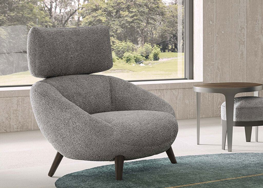 Natuzzi Italia Luna Chair - Midfurn Furniture Superstore