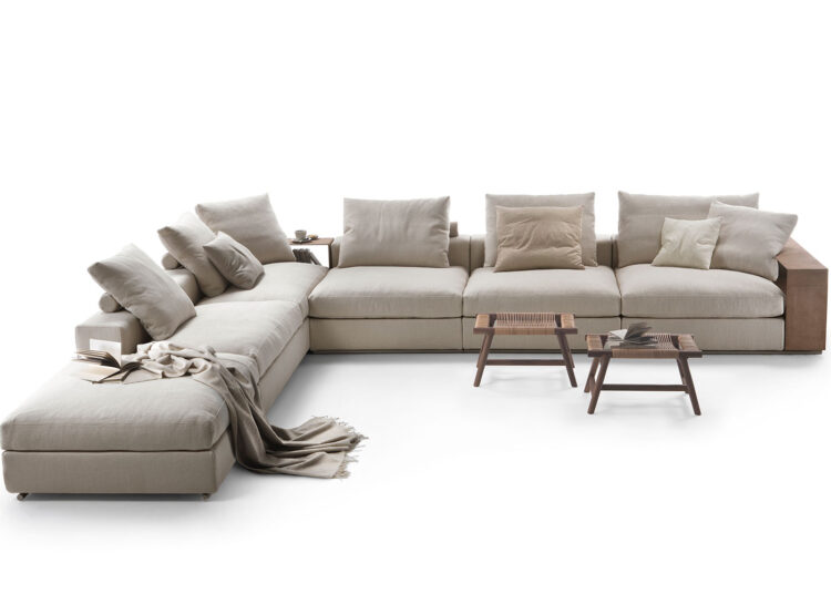 Natuzzi Italia Domino Corner Sofa - Midfurn Furniture Superstore