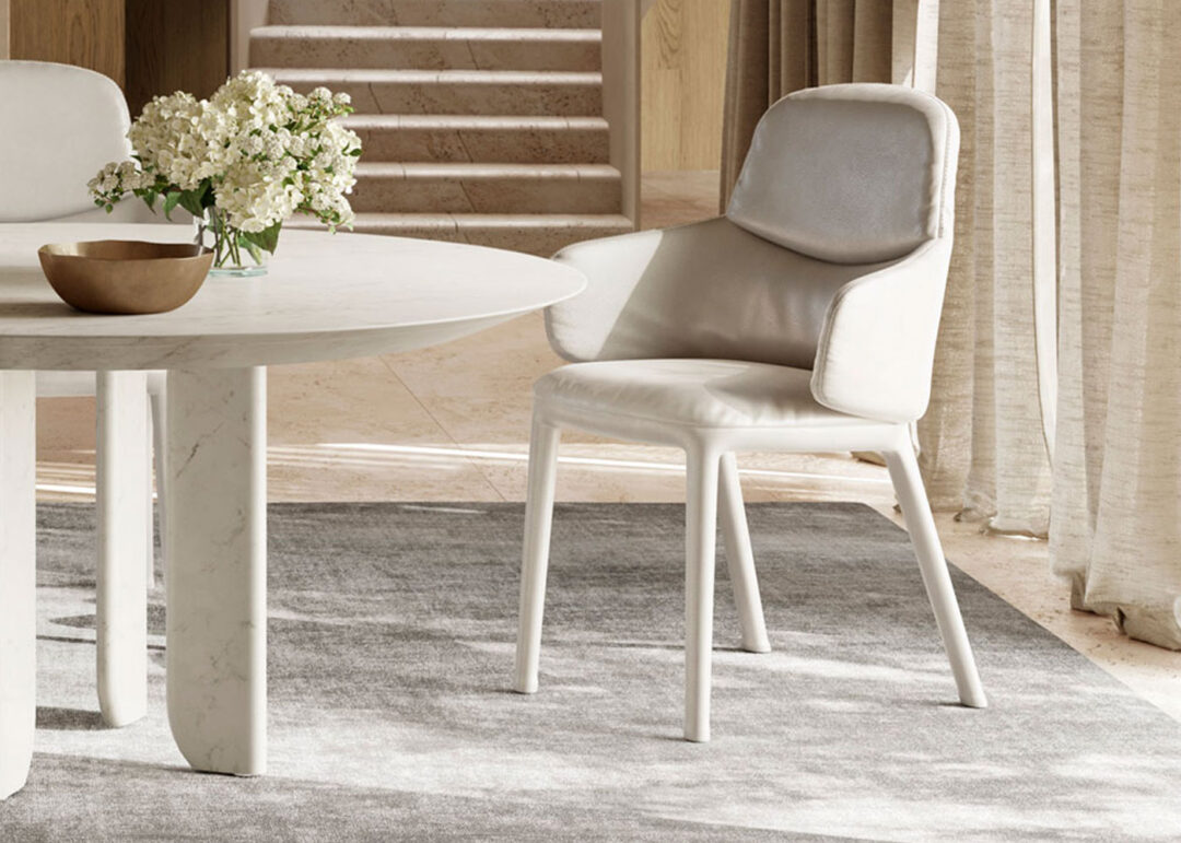 Natuzzi Italia Edgar Dining Armchair - Midfurn Furniture Superstore