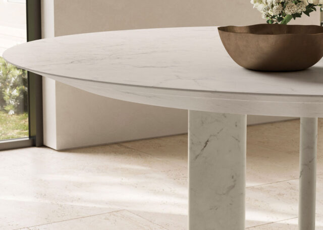 Natuzzi Italia Libra Round Dining Table - Midfurn Furniture Superstore