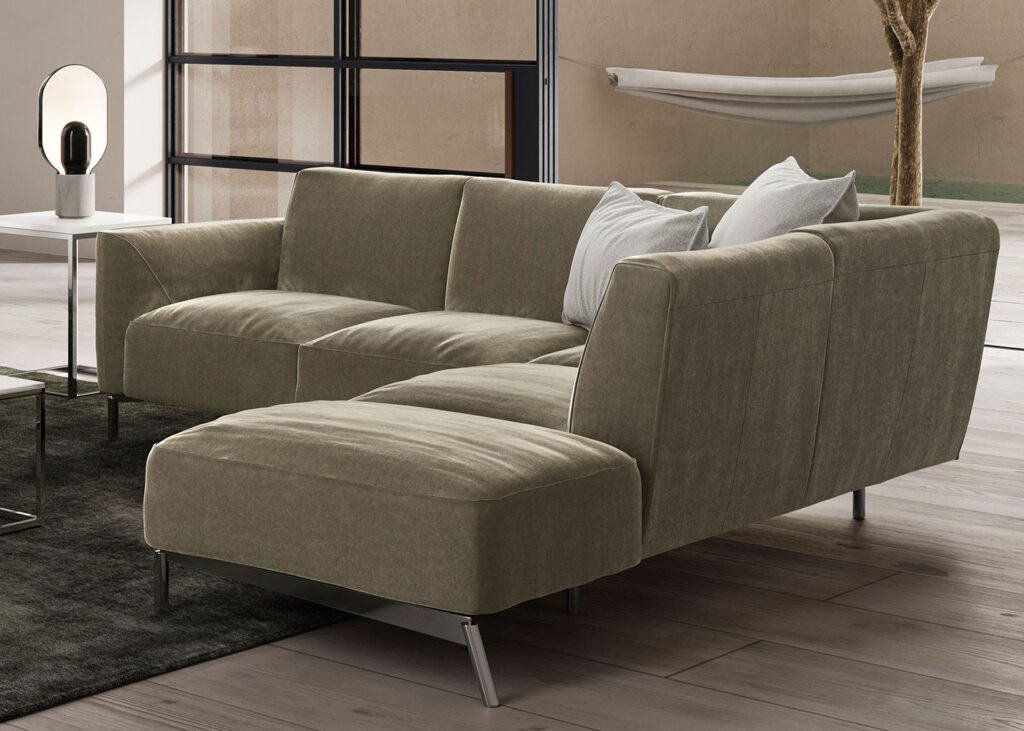 Natuzzi Italia Tratto Corner Sofa - Midfurn Furniture Superstore