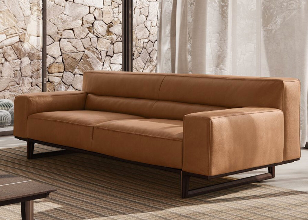 Natuzzi Italia Kendo Sofa Cassidy Natural leather - Midfurn Furniture ...