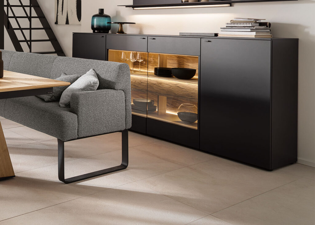 Venjakob Lumea 4 Door Sideboard - Midfurn Furniture Superstore