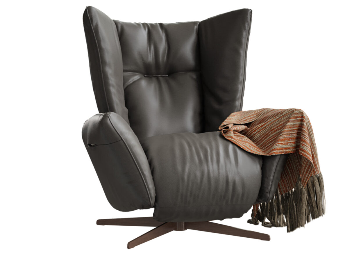 Natuzzi Italia Tulip Recliner Armchair - Midfurn Furniture Superstore